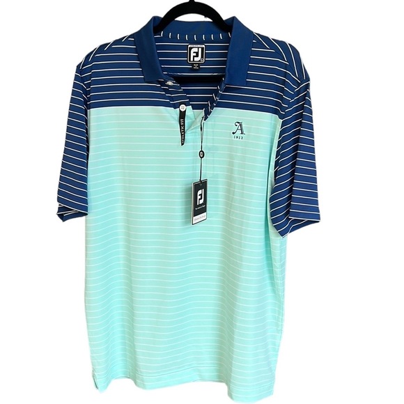 FootJoy | Shirts | Footjoy Stripe Golf Shirt Athletic Fit | Poshmark